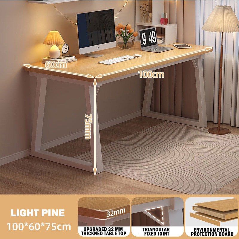 Minimalistic aesthetic simple study/work table, Furniture & Home Living ...