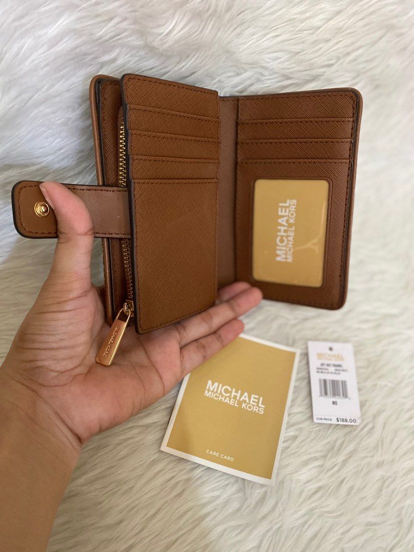 MK Bifold Canvas Wallet Original New Unused, Women's Fashion, Bags ...
