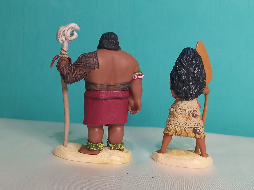 "Moana and Chief Tui" Disney Moana PVC Figures 3.5" on Carousell