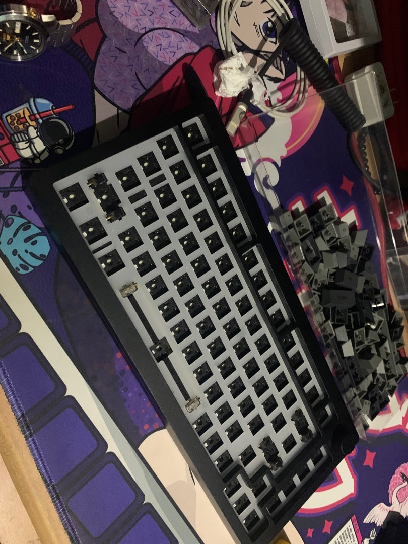 Modded Monsgeek M1 barebones + keycaps, Computers & Tech, Parts ...