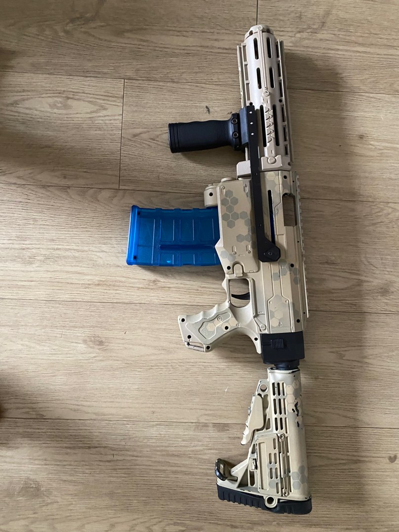 Modified nerf gun, Hobbies & Toys, Toys & Games on Carousell