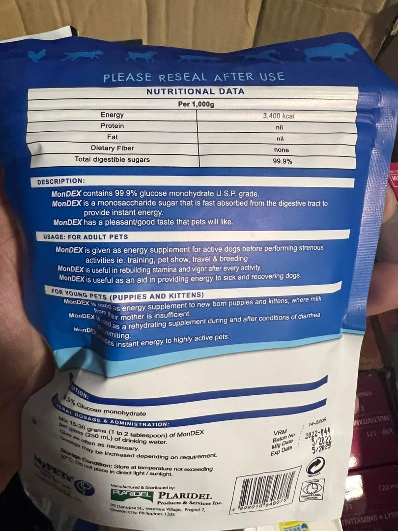 Mondex Water Soluble Powder Energy Supplement 100g Exp: 5/2025 150pesos ...