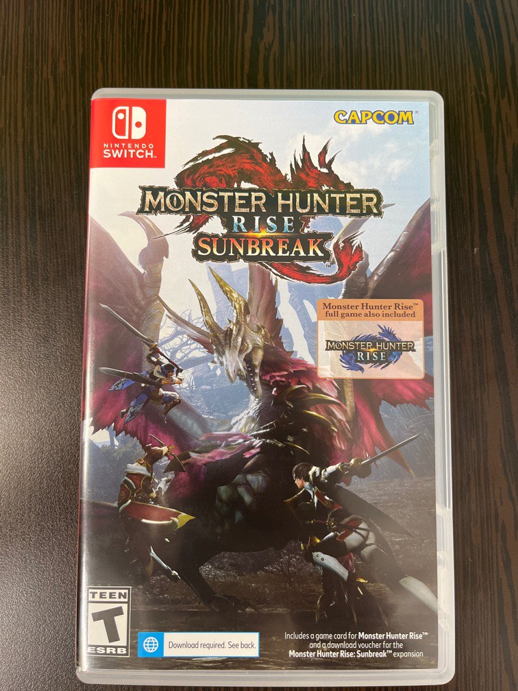 Monster Hunter Rise (NO DLC), Video Gaming, Video Games, Nintendo on ...