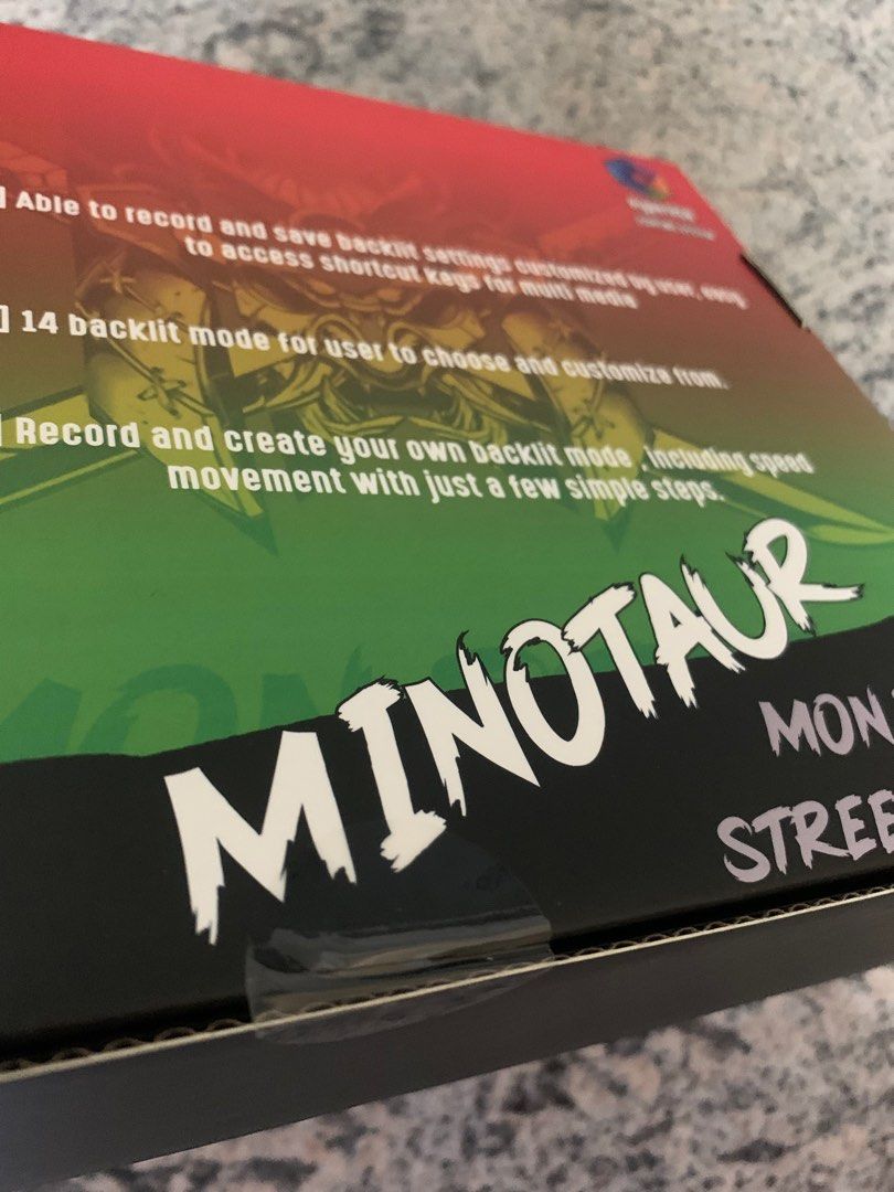 MonsterX Minotaur Esports Gaming RGB Mechanical Keyboard Monster X ...