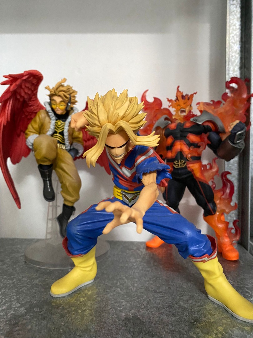 My Hero Academia Figure All Might, hawks and Endeavour kuji, Hobbies ...