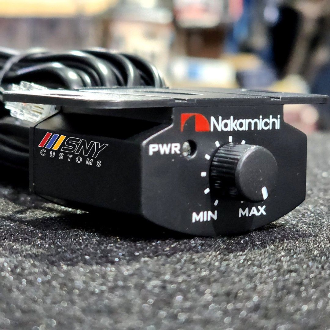 Nakamichi 10'' compact slim high power 1000w Amplified Subwoofer with ...