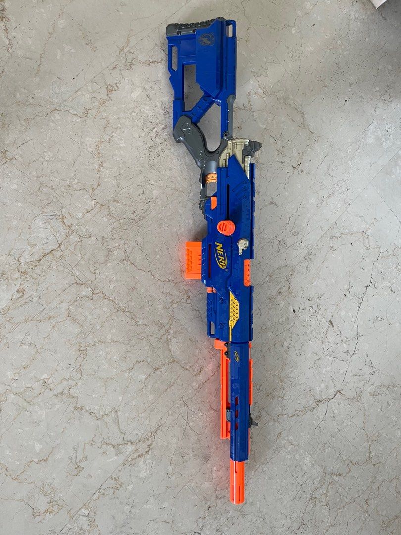 Nerf Longstrike Blaster, Hobbies & Toys, Toys & Games on Carousell