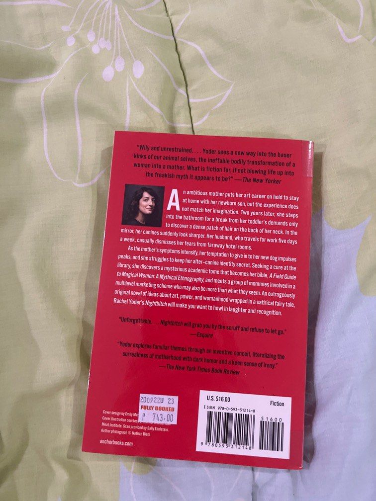 Nightbitch Rachel Yoder, Hobbies & Toys, Books & Magazines, Fiction ...