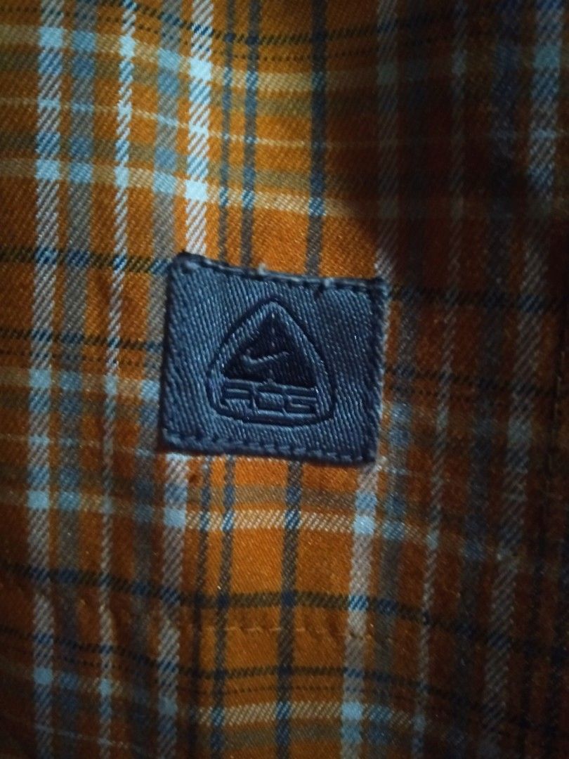 Vintage Nike ACG Checkered Polo, Men's Fashion, Tops & Sets, Tshirts ...