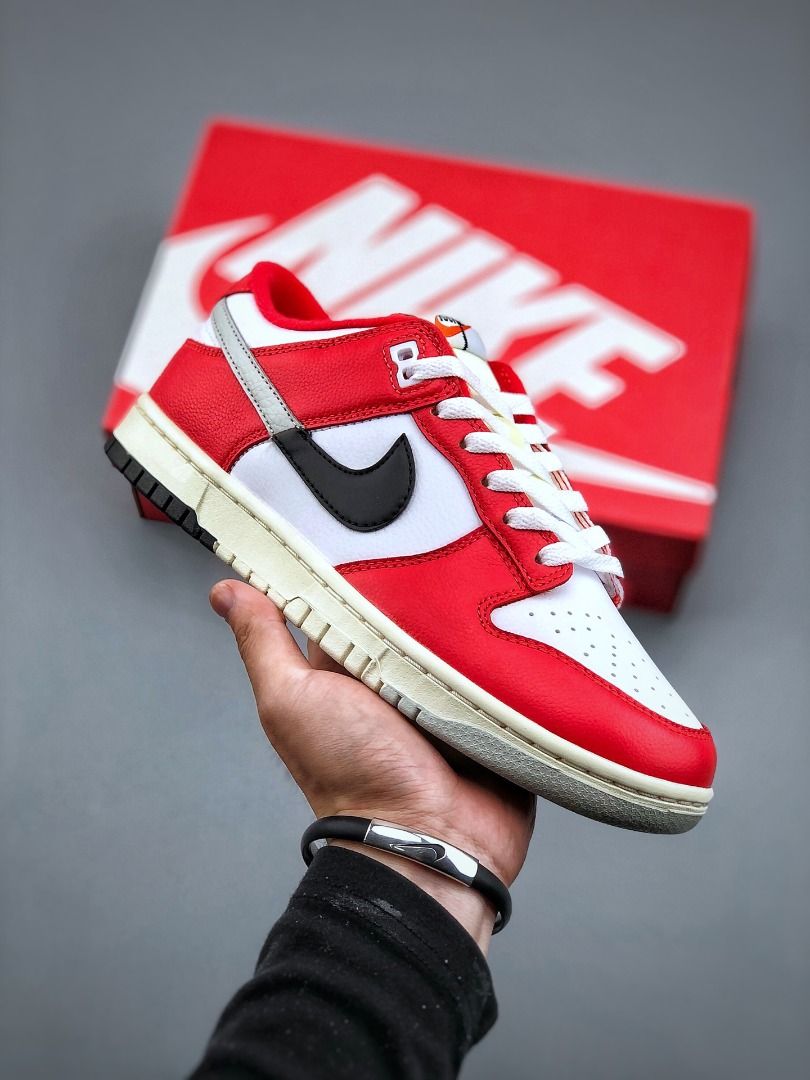 Nike Dunk Low "Chicago Split", Men's Fashion, Footwear, Sneakers on Carousell