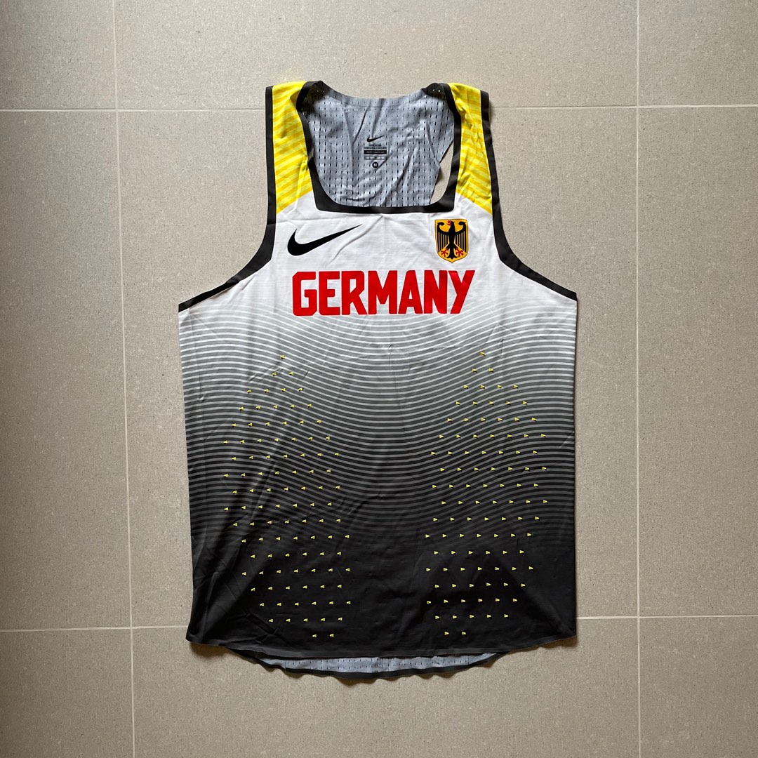 Nike Germany Pro Elite Running Singlet RARE, Men's Fashion, Activewear ...