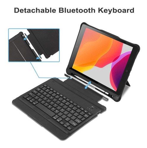 OMOTON Detachable Keyboard Case for iPad 10.2/10.5 inch Ultra-thin ...