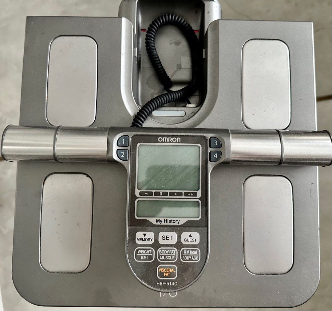 Omron HBF-514C body composition scale, Health & Nutrition, Health ...