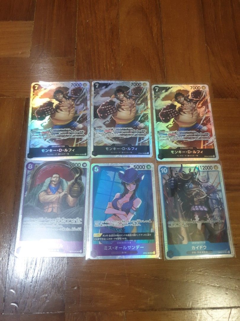 One Piece TCG - OP04 SRs, Hobbies & Toys, Toys & Games on Carousell