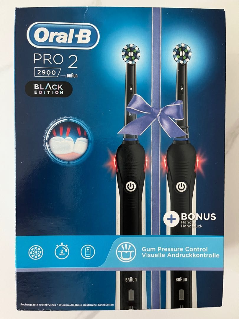 Oral B Pro 2 2900 black, Beauty & Personal Care, Oral Care on Carousell