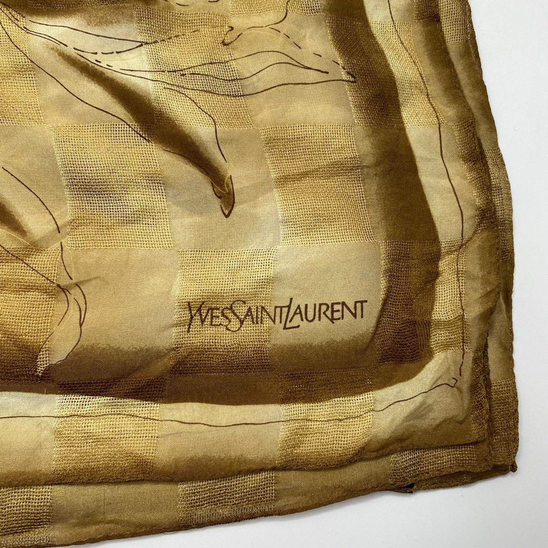 Original YSL Scarf, Women's Fashion, Watches & Accessories, Scarves on ...