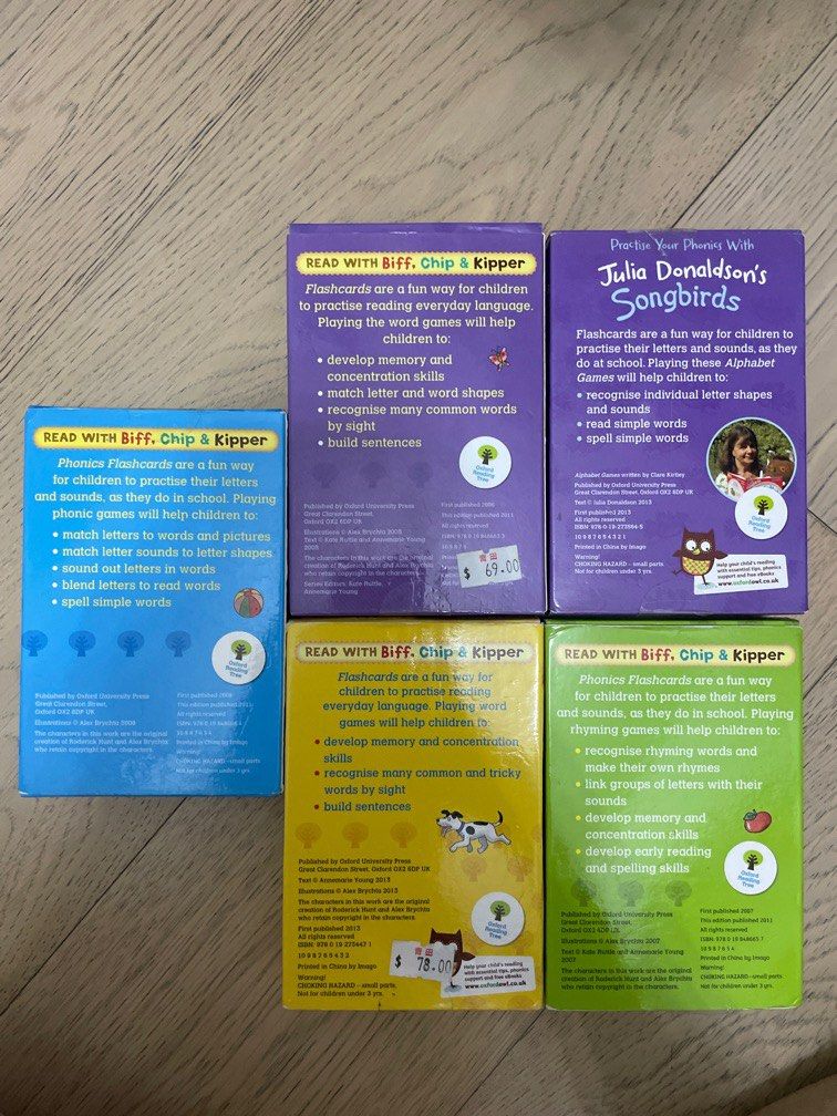 Oxford Reading Tree Flashcard, 興趣及遊戲, 玩具 & 遊戲類 - Carousell