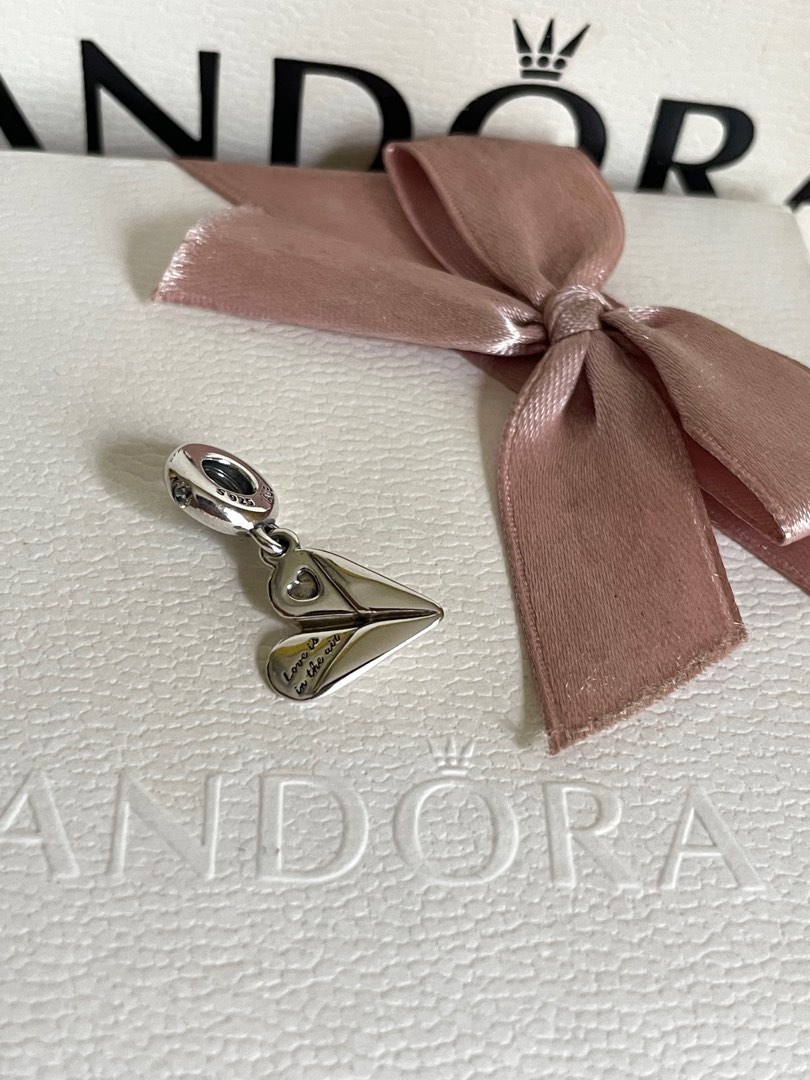 Pandora paper plane charm, Women's Fashion, Jewelry & Organizers ...