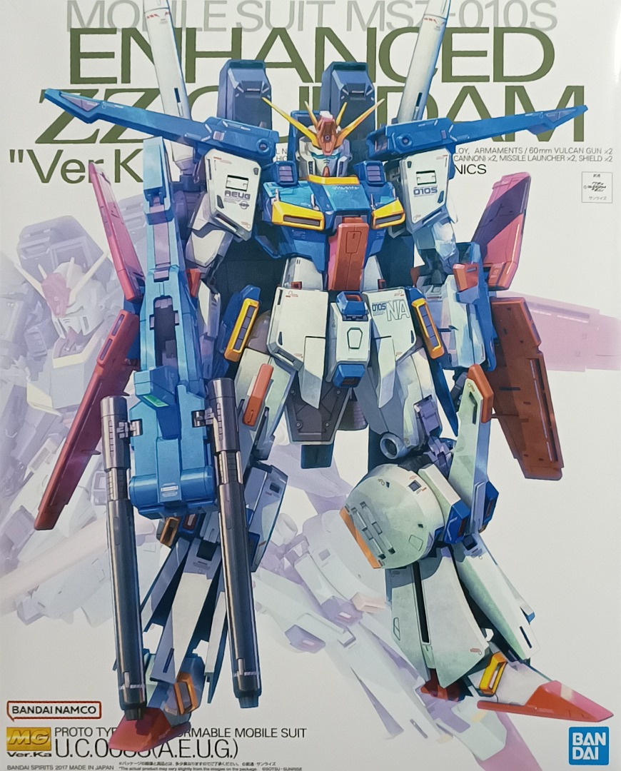 PB MG 1/100 ENHANCED ZZ GUNDAM Ver.Ka, 興趣及遊戲, 玩具 & 遊戲類 - Carousell