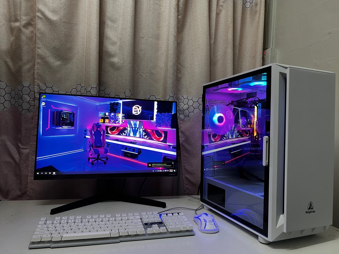 Pc gaming full set 16gb ram, Computers & Tech, Desktops on Carousell