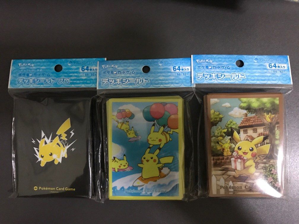 Pikachu Sleeves from Pokemon Center Japan | Pokemon TCG, Hobbies & Toys ...