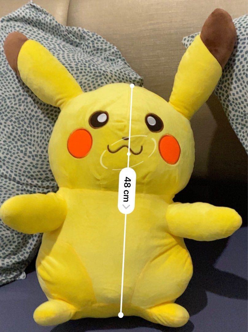 Pikachu Soft Toy (height 18”), Hobbies & Toys, Toys & Games on Carousell