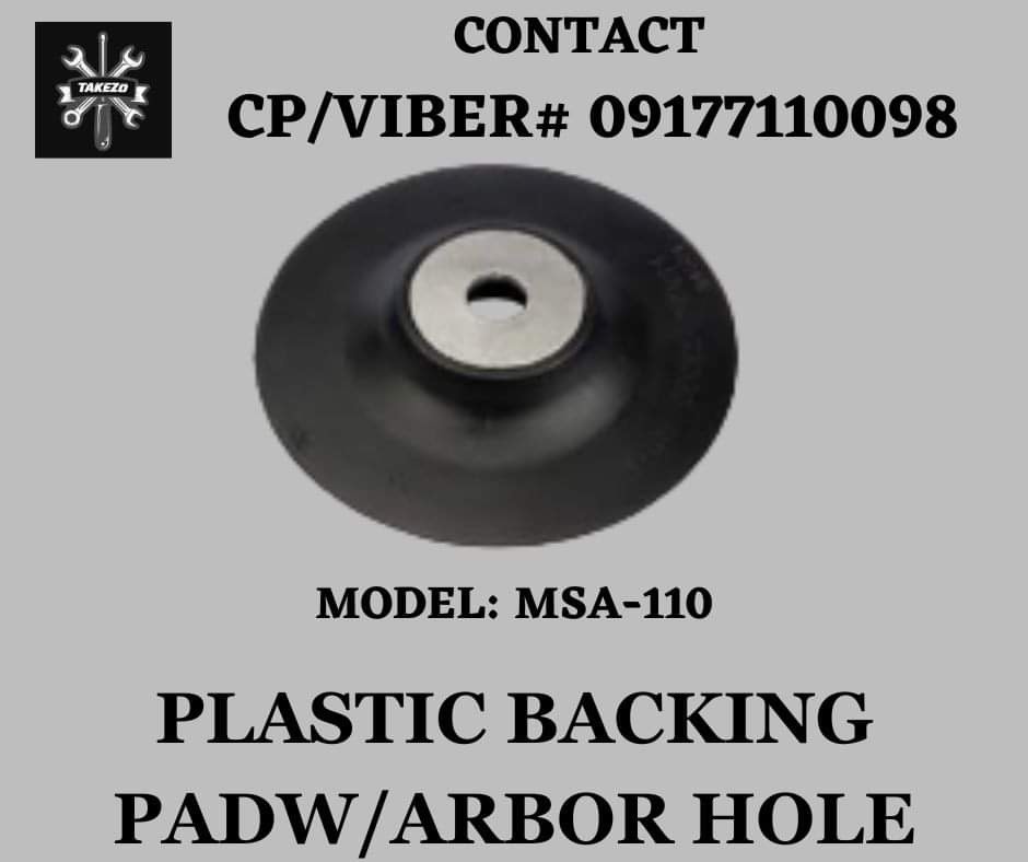 PLASTIC BACKING PAD W/ ARBOR HOLE on Carousell