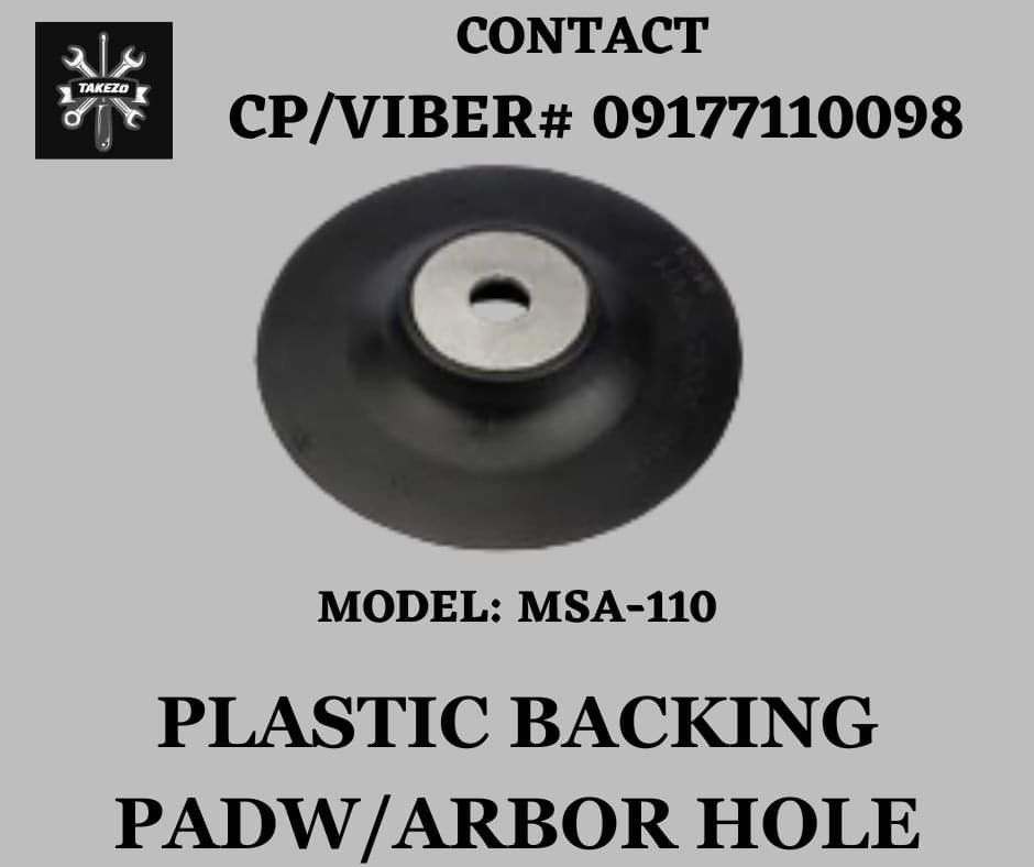 PLASTIC BACKING PAD W/ ARBOR HOLE on Carousell