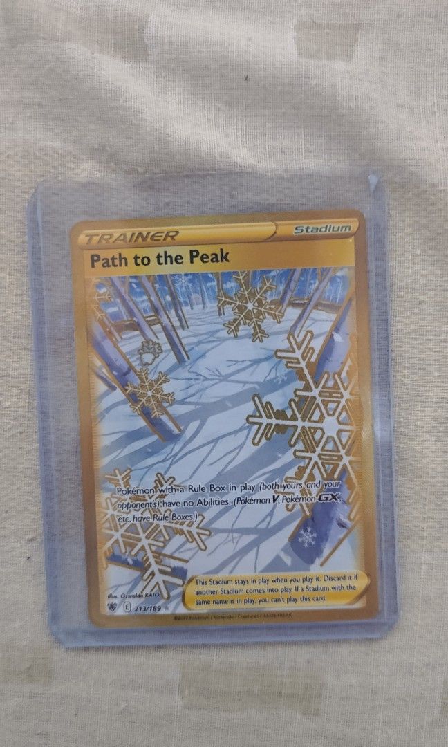 Pokemon - Path to the Peak (Secret Rare), Hobbies & Toys, Toys & Games ...