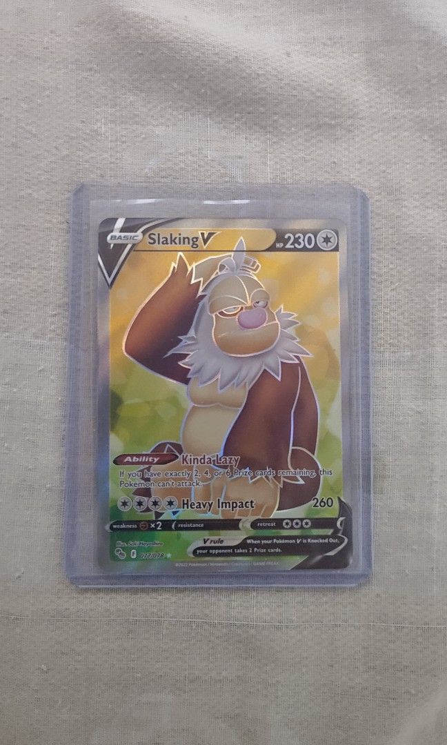 Pokemon - Slaking V, Hobbies & Toys, Toys & Games on Carousell