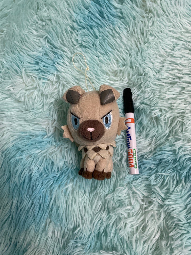 Pokemon rockruff plush toy, Hobbies & Toys, Toys & Games on Carousell