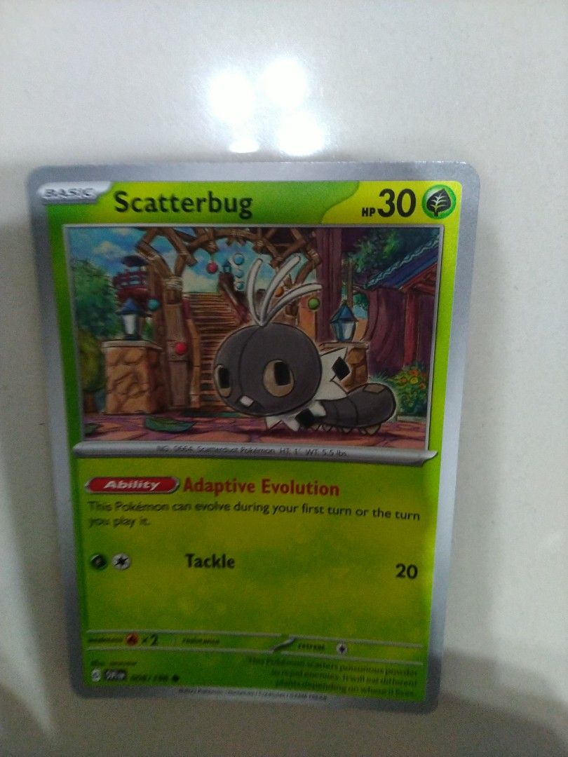 Pokemon scatterbug, Hobbies & Toys, Toys & Games on Carousell