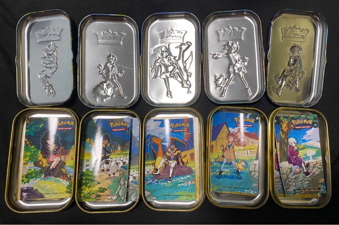 Pokemon TCG Crown Zenith Trainer Tins - Only Tin, Card & Sticker ...