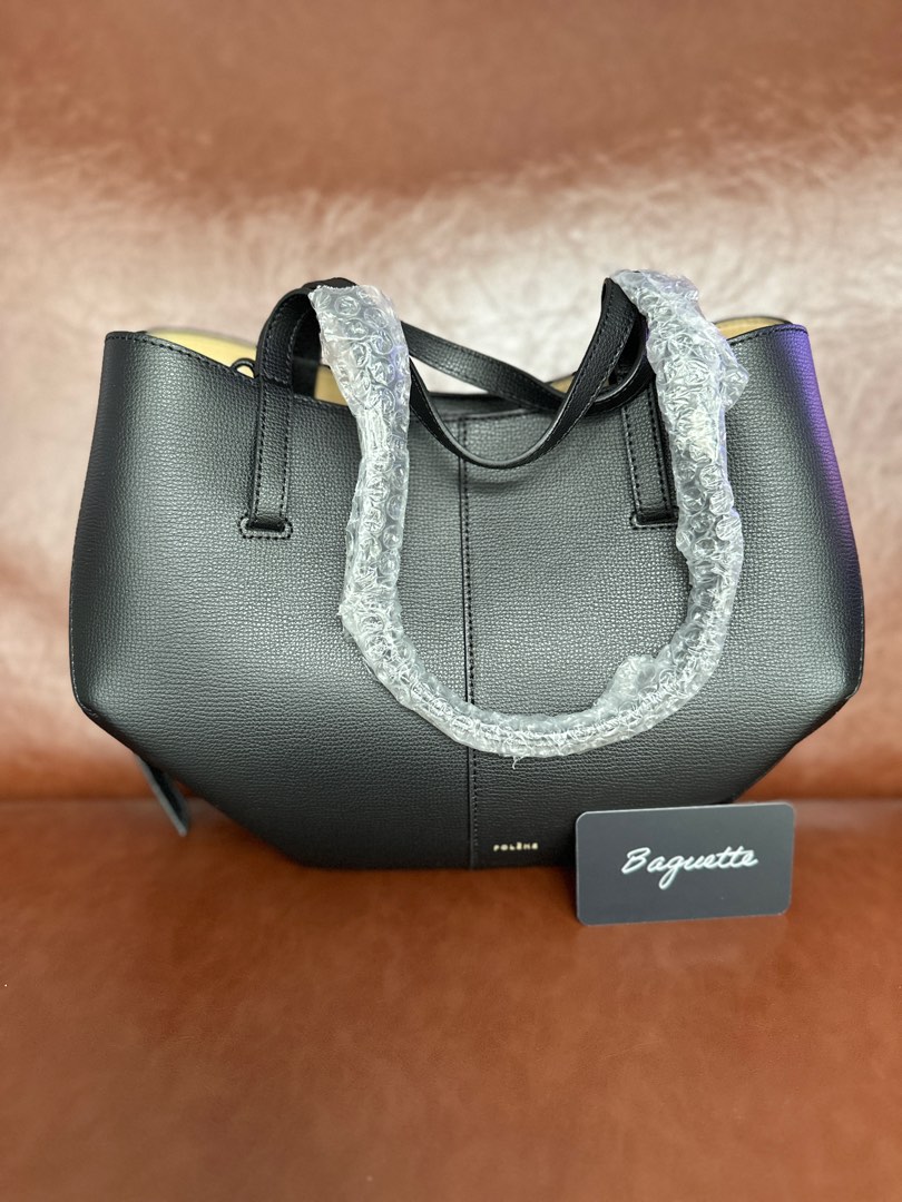 Polene Cyme Mini in Textured Black on Carousell