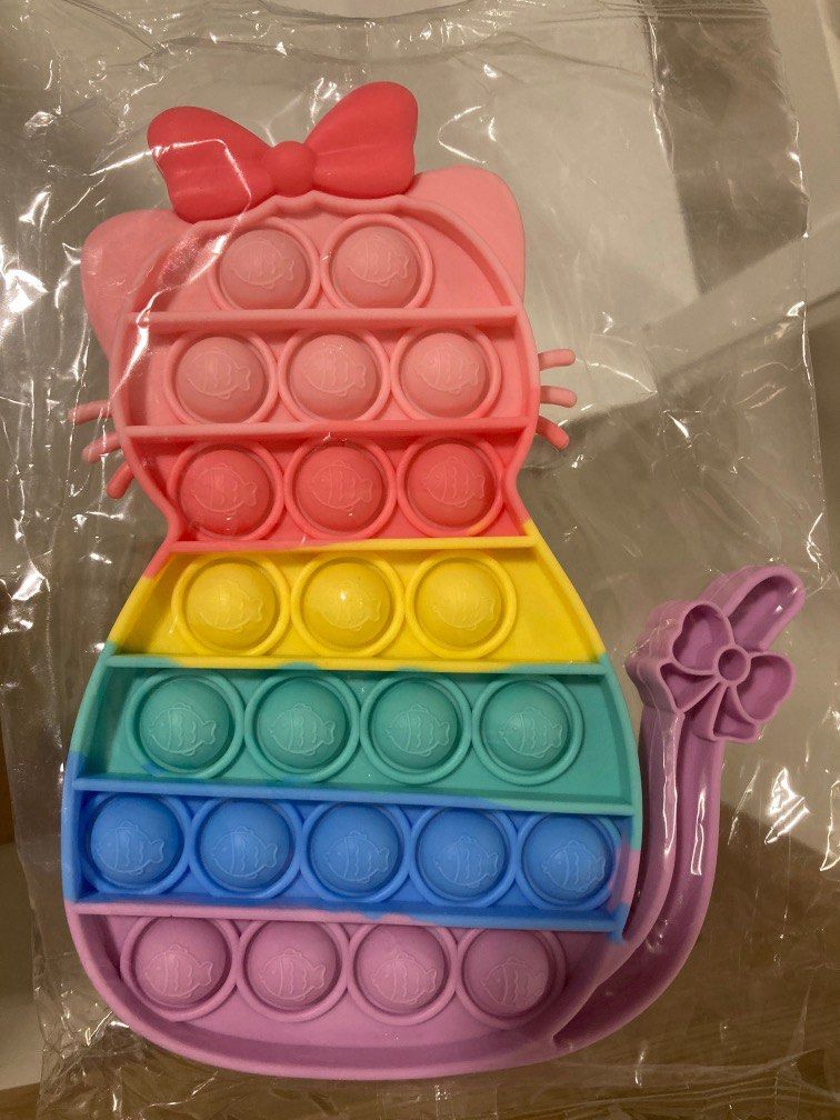 Pop It Fidget Toy - cat, Hobbies & Toys, Toys & Games on Carousell