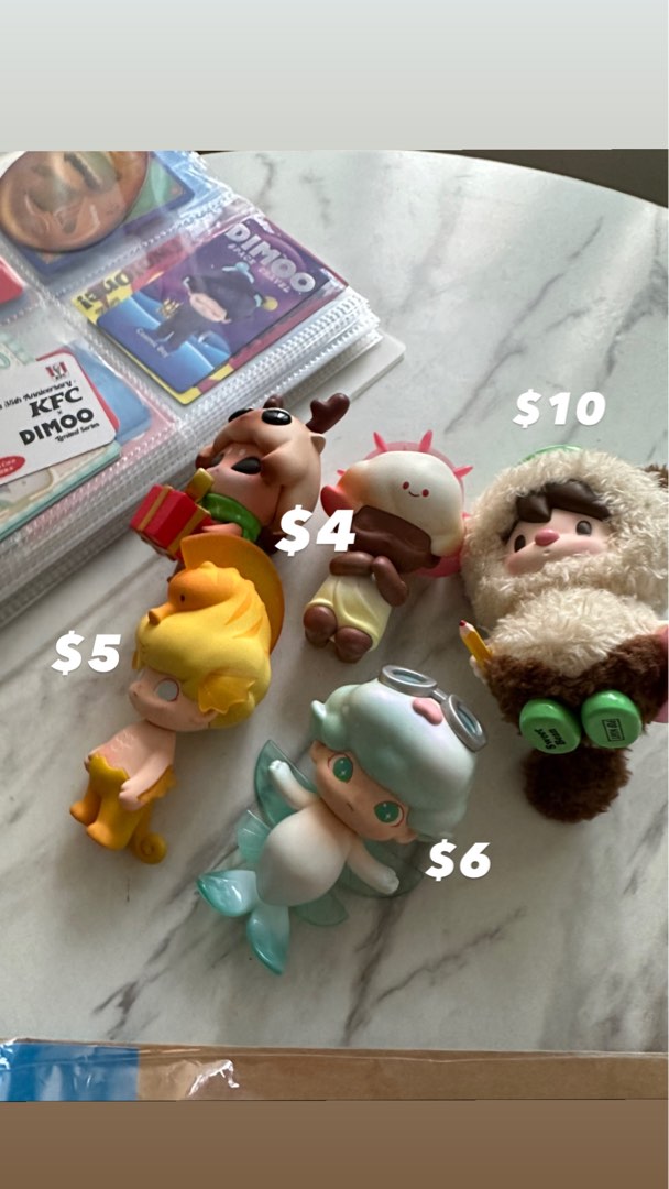 Popmart Dimoo Sweet bean animals aquarium, Hobbies & Toys, Toys & Games ...