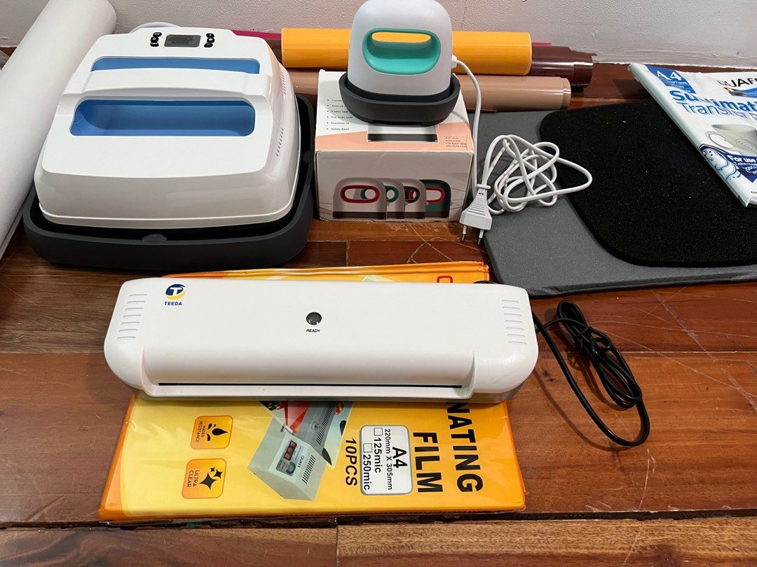 Portable Iron Heat Press Machine with FREEBIES, Hobbies & Toys ...
