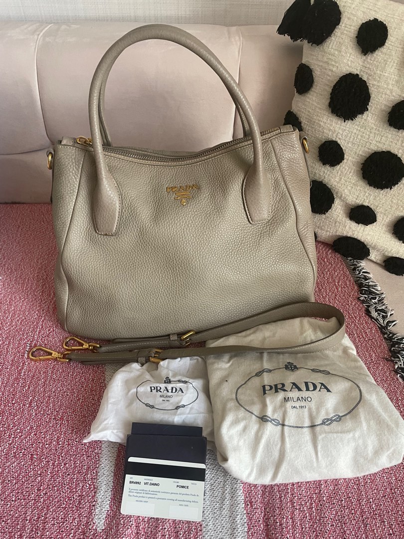 Prada Two Way Bag (authentic), Luxury, Bags & Wallets on Carousell