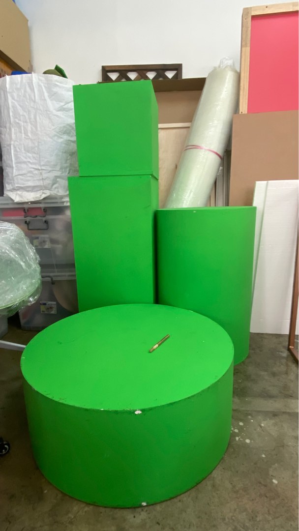 Props platforms (Chroma green), Photography, Photography Accessories ...