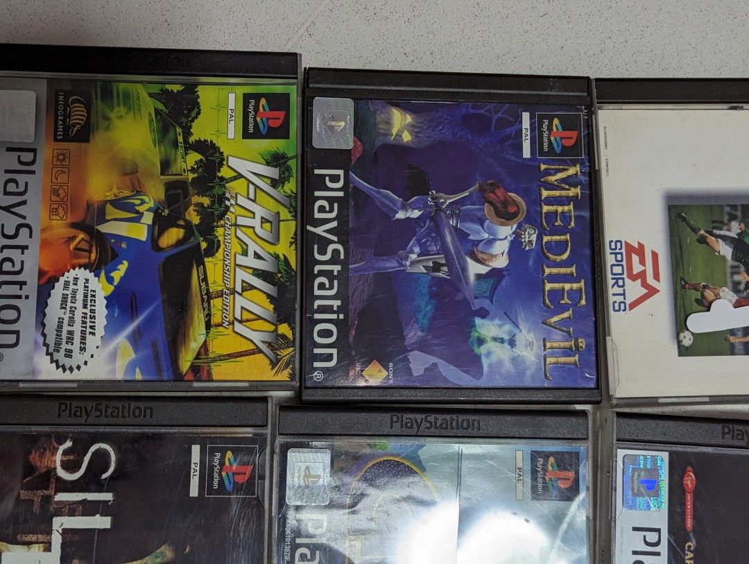 Ps1 playstation 1 game silent hill croc resident evil 2 fifa 96 ...