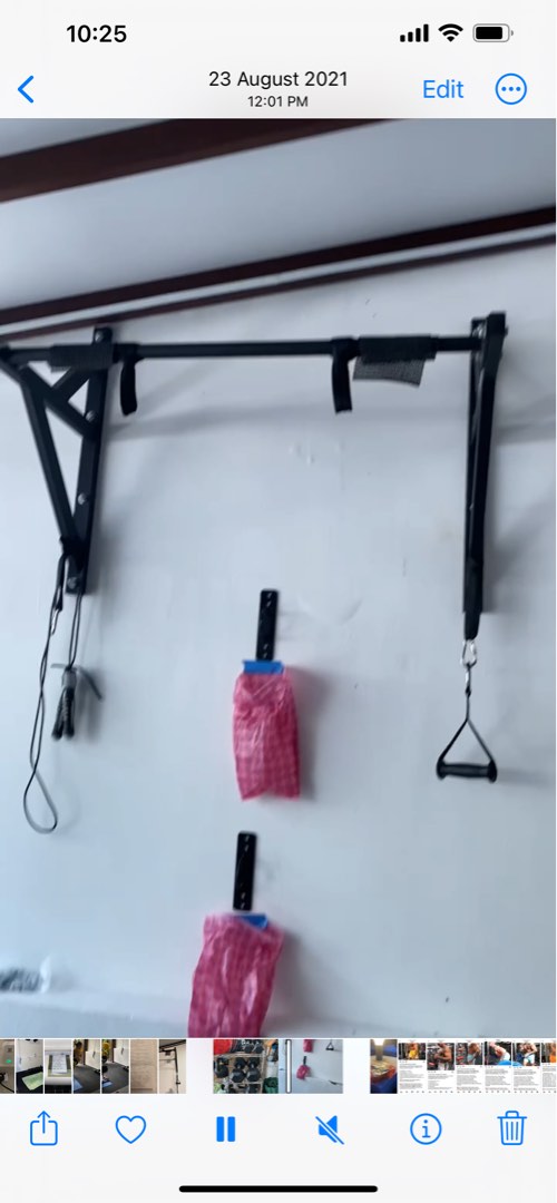 Pull Up Bar Heavy Duty Tribal Fitness, Sports Equipment, Exercise ...