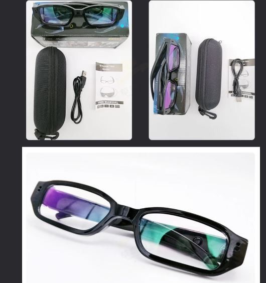 Ready Stock! Camera Spectacle Glasses | Wireless Hidden CCTV Spy Cam ...