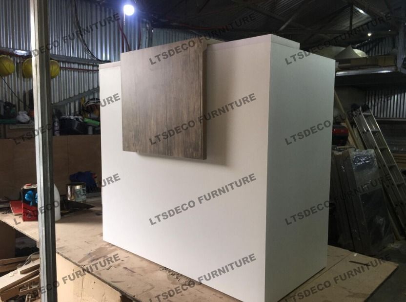 RECEPTION COUNTER TOP TABLE OFFICE PARTITION on Carousell