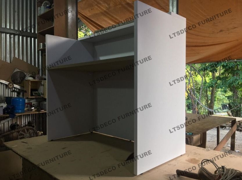 RECEPTION COUNTER TOP TABLE OFFICE PARTITION on Carousell