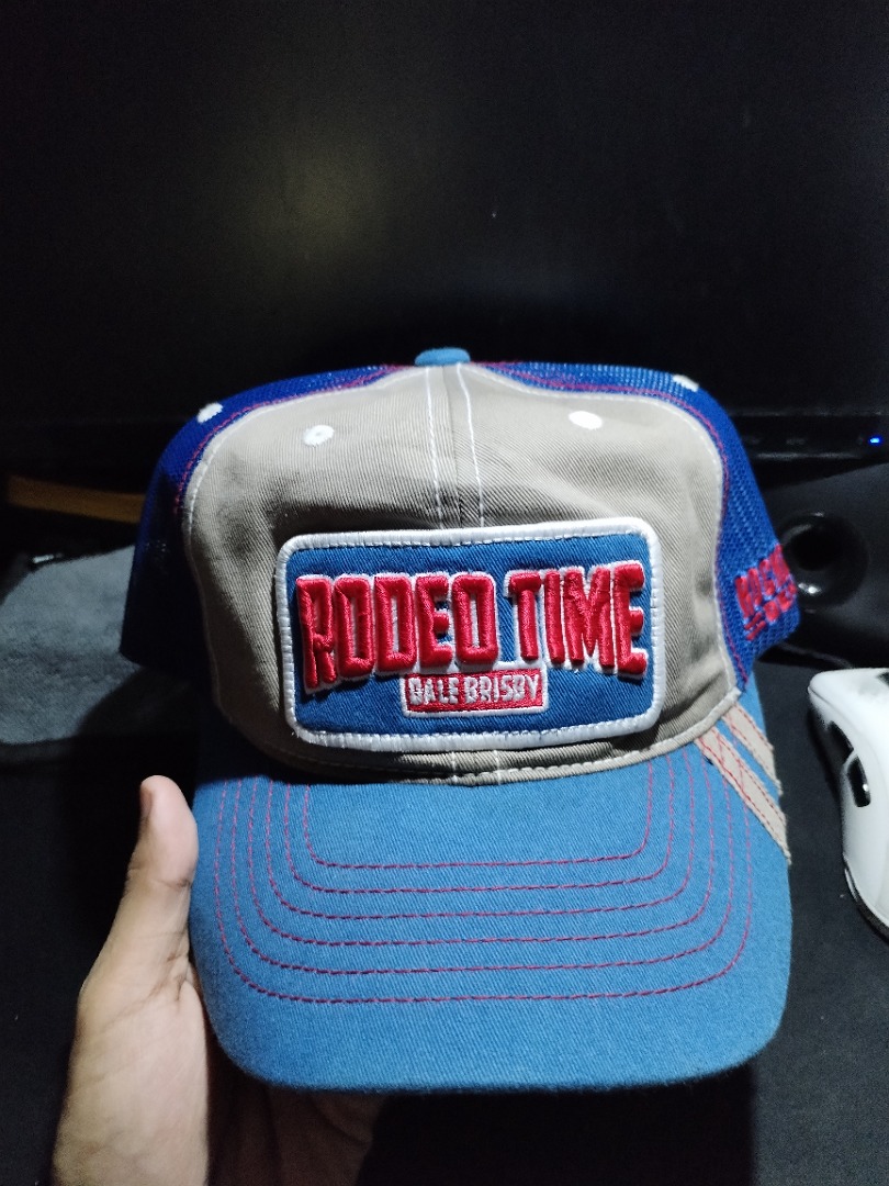Rodeo Time Dale Brisby Trucker Cap Hat, Men's Fashion, Watches ...