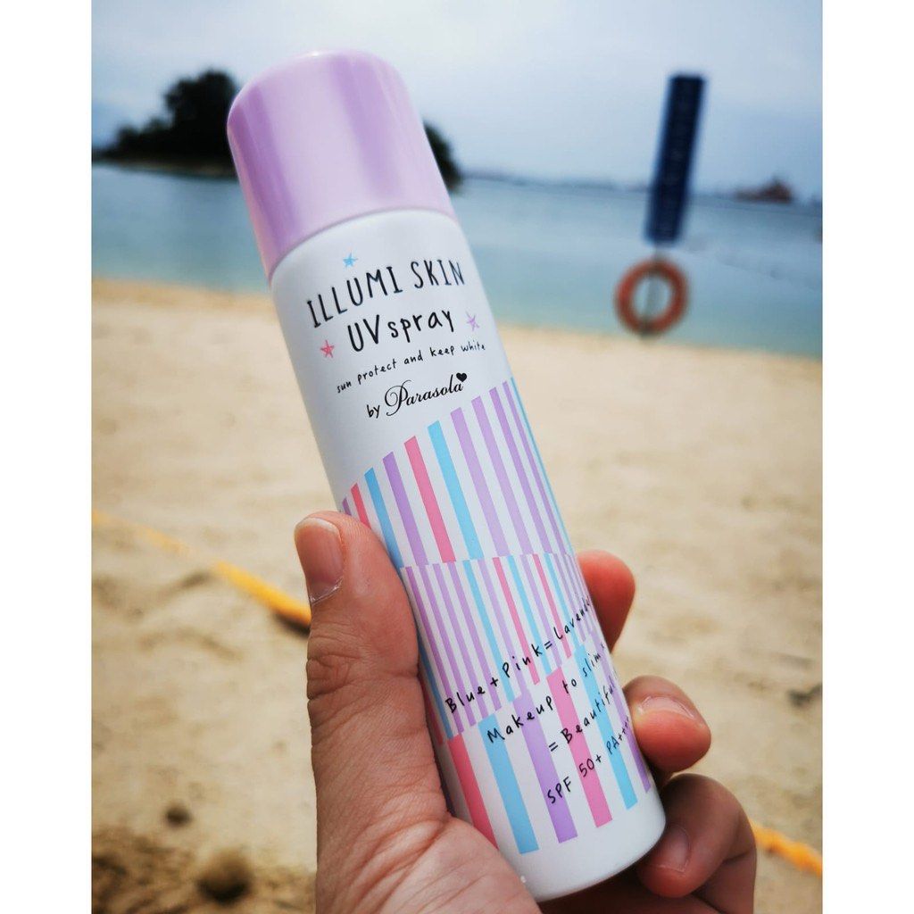 (SALE) Japan Sunscreen NARIS UP PARASOLA ILLUMI SKIN UV SPRAY Sunscreen ...