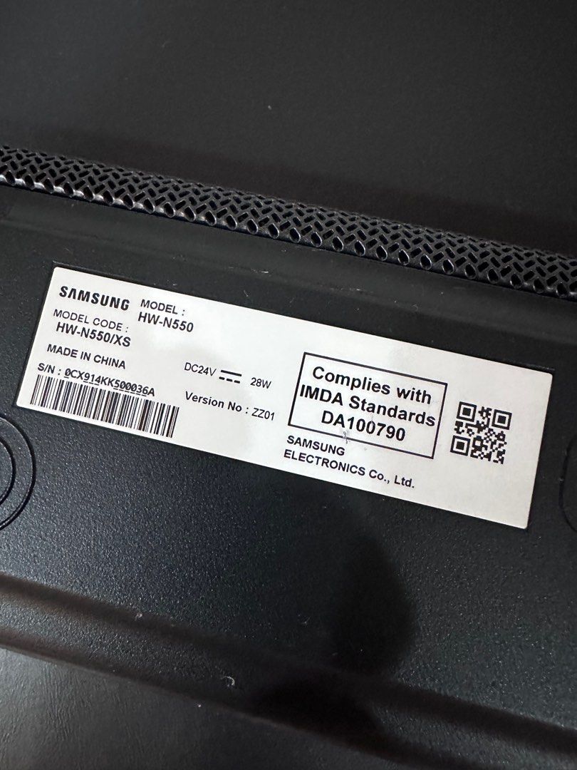 Samsung HW-N550 3.1 CH Soundbar with Wireless Subwoofer, Audio ...