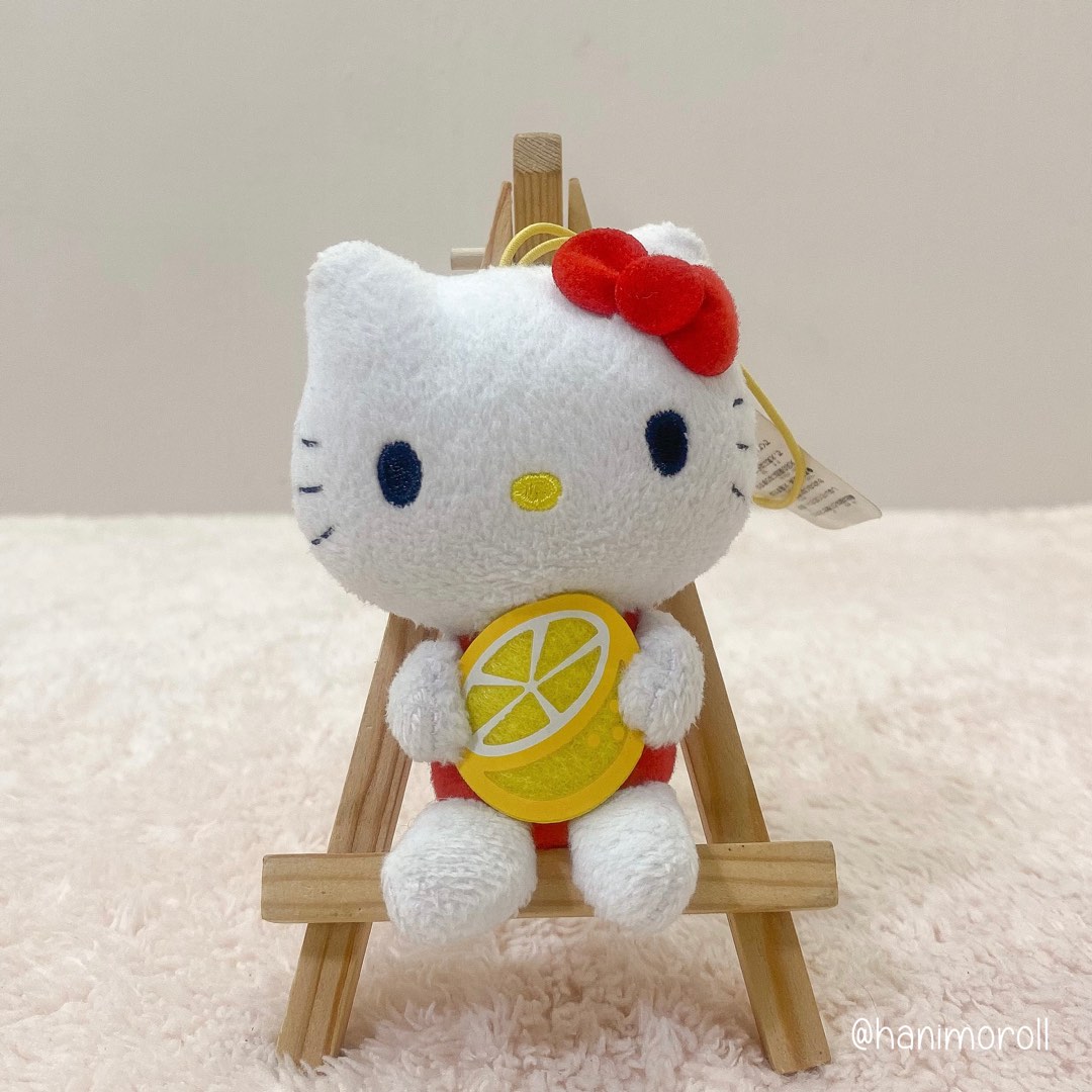 Sanrio Hello Kitty holding lemon on Carousell