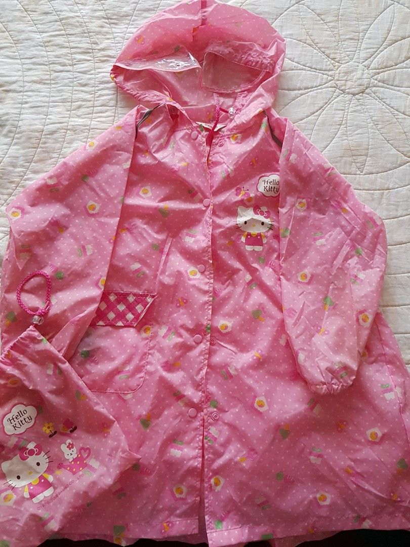 Sanrio Hello Kitty raincoat, Babies & Kids, Babies & Kids Fashion on Carousell