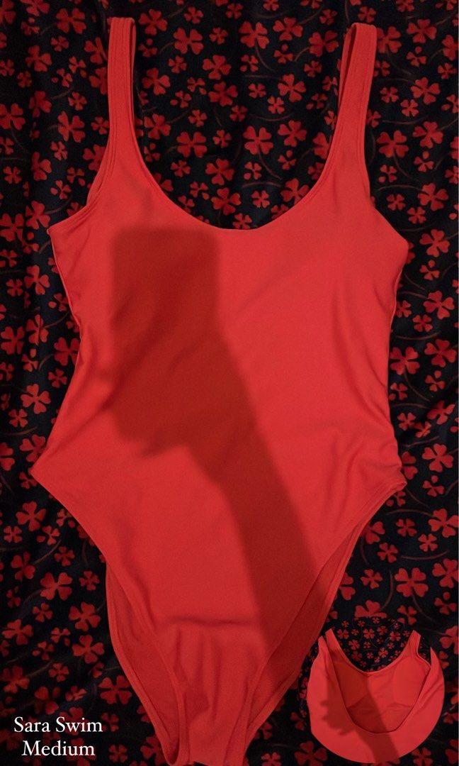 Sara Swim One Piece Swimsuit On Carousell